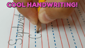 Want to add some excitement to handwriting lessons? Make some GIFs ...